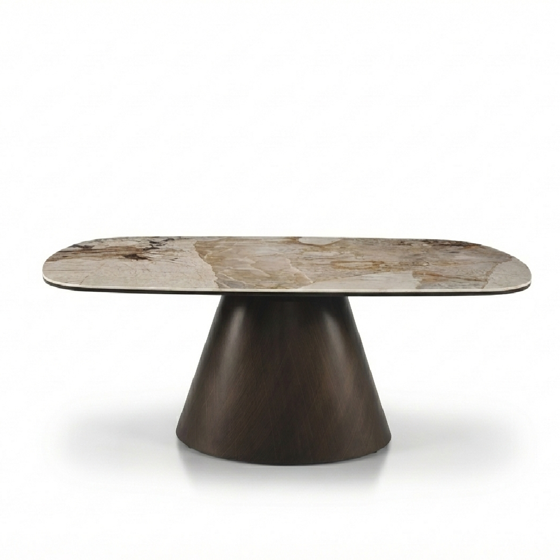 Lokki Bronze and Stone Coffee Table – Supreme Furniture