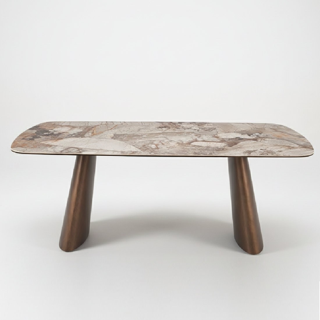 Lokki Bronze and Ceramic Dining Table 2m – Supreme Furniture